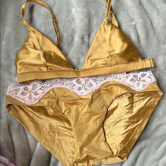 Victoria's Secret | Intimates & Sleepwear | Victorias Secret Gold And ...